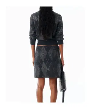Alexander Wang Diamond Pattern Cardigan
