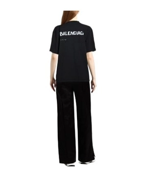 Balenciaga Crew Neck Drop-shoulder Long Tee