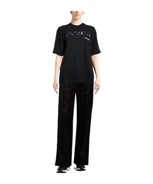 Balenciaga Crew Neck Drop-shoulder Long Tee