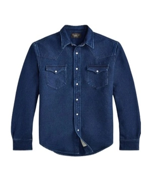 Ralph Lauren Sueded Western Shirt