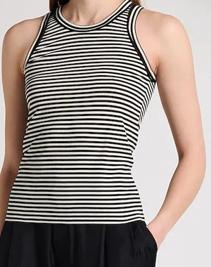 Brunello Cucinelli Striped Sleeveless Top