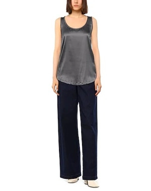 Brunello Cucinelli Sleeveless Satin Top