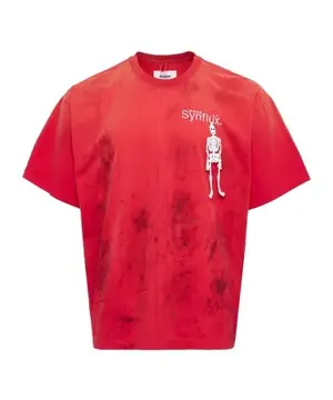 DOUBLET Crew Neck Short-sleeved T-shirt - Red
