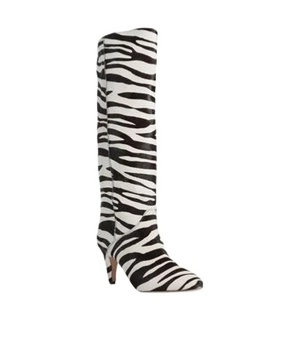 Isabel Marant Étoile Zebra Print High Heel Pumps - Black