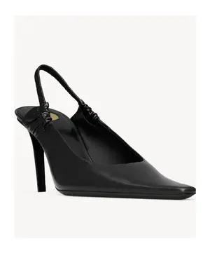 Saint Laurent Slingback High-heeled Sandals - Black