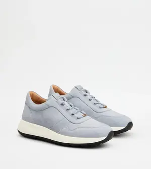 TOD'S Lace-up Low-top Sneakers - Light Blue