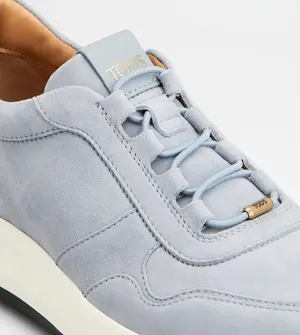 TOD'S Lace-up Low-top Sneakers - Light Blue