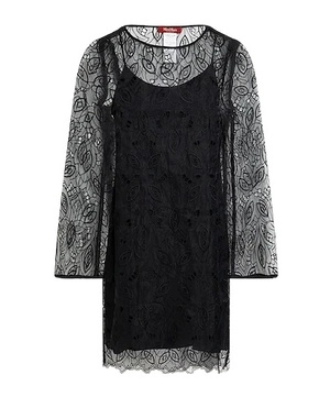 Max Mara Embroidered Organza Dress