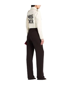 Saint Laurent High-waisted Wide-leg Tailored Trousers