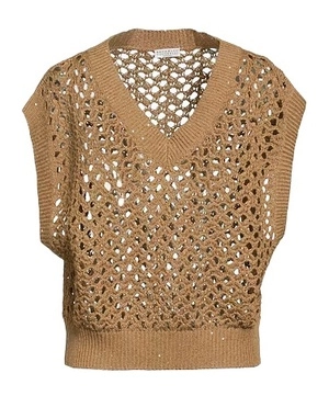 Brunello Cucinelli Plain Colour Jumpers - Brown