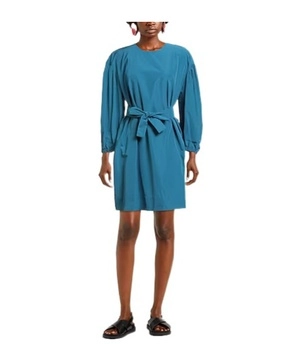 Max Mara Solid Satin Flared Skirt