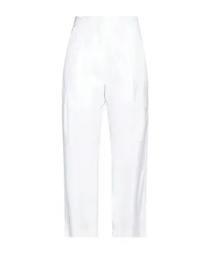 Max Mara Solid Casual Pants - White