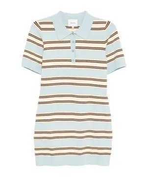 REFORMATION Hadley Knit Dress - Light Blue