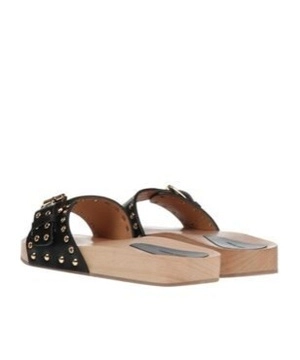 Isabel Marant Étoile Wool Blend Slippers With Buckle Detail