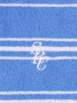 SPORTY  RICH Sporty & Rich Juniper Striped Polo T-shirt