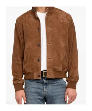 Zadig&Voltaire Lonni Button Suede Jacket