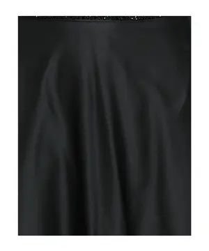 Max Mara Solid Taffeta Circle Skirt