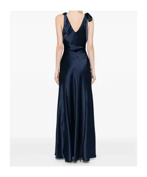 REFORMATION Pernille Dress With V-neck And Tie Straps