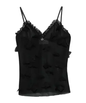 Coperni Butterfly Appliqué Camisole - Black