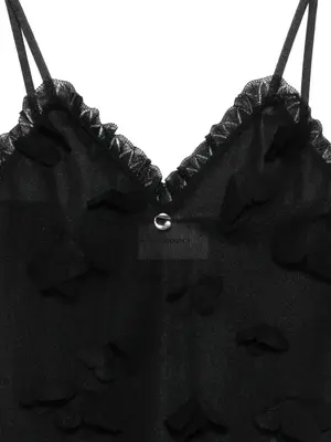Coperni Butterfly Appliqué Camisole - Black