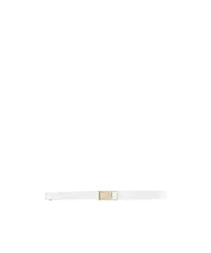 Max Mara Minimalist Belt - White