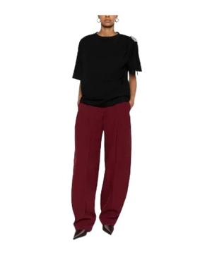 AREA Embellished Puff-sleeve Top