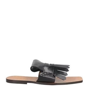 Marni Plain Colour Sandals - Black