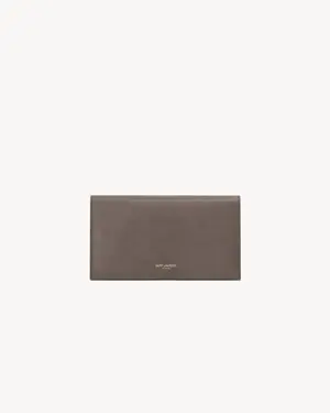 Saint Laurent Letter Large Wallet In Leather