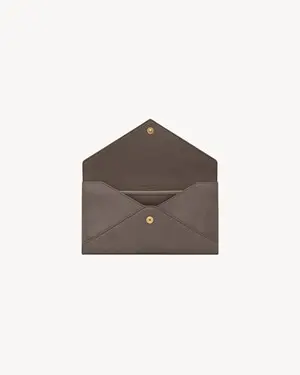 Saint Laurent Letter Large Wallet In Leather