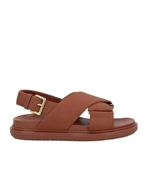 Marni Plain Colour Sandals - Brown