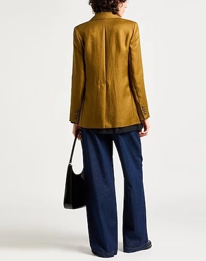 Max Mara Single-breasted Linen Blazer