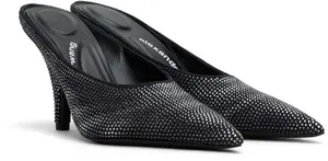 Alexander Wang Irina Crystal Embellished Mules
