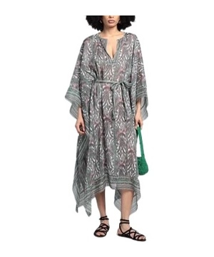 Isabel Marant Étoile Paisley Print Chiffon Kaftan Maxi Dress