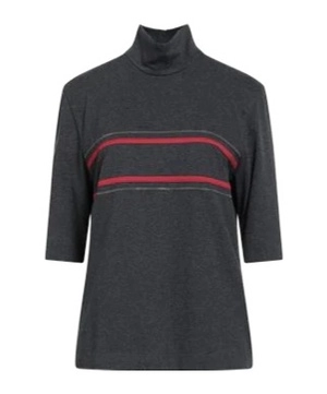 Brunello Cucinelli Solid Color T-shirt - Black