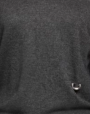 Isabel Marant Étoile Long Sleeve Embellished Crewneck Jumper