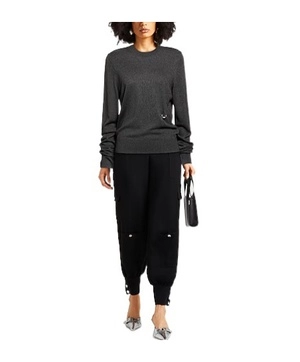 Isabel Marant Étoile Long Sleeve Embellished Crewneck Jumper