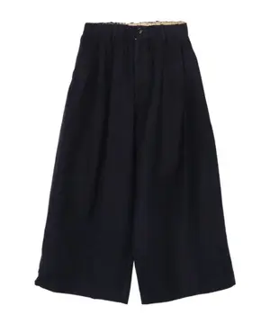 UMA WANG Pleated Trousers - Dark Blue