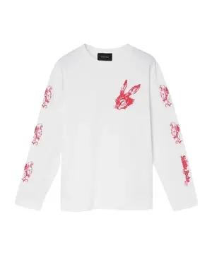 Simone Rocha Tortoise Hare Print Long Sleeve T-shirt