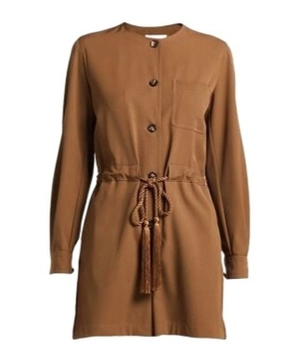 Max Mara Crewneck Long-sleeve Shirt Dress