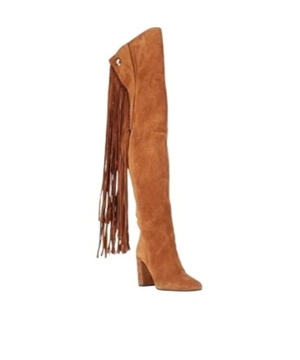 Chloé Round-toe Block-heel Tall Boots - Brown