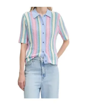 Stine Goya Striped Knit Shirt
