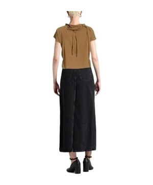 MAISON MARGIELA Satin Short-sleeve Top
