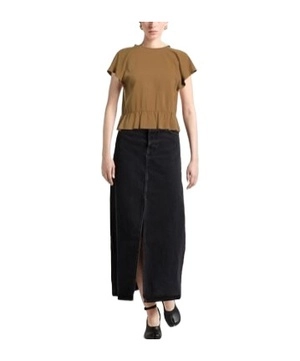MAISON MARGIELA Satin Short-sleeve Top