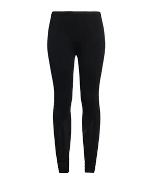 MAISON MARGIELA Solid-color Knit Leggings - Black