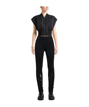 MAISON MARGIELA Solid-color Knit Leggings