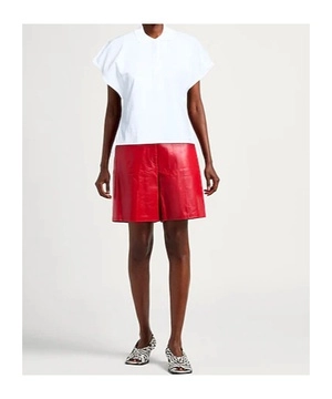 MAXCO. Short-sleeve Polo Shirt With Brand Logo And Side Slits