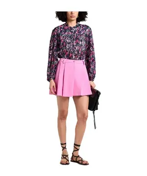 Isabel Marant Étoile Multicolor Silk Blouse - Black