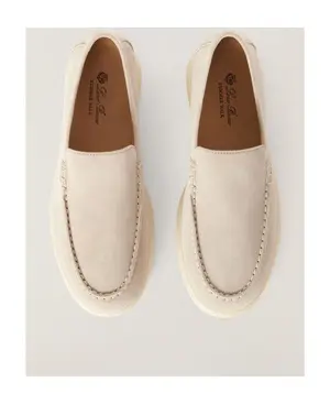 Loro Piana Summer Walk Loafers In Suede