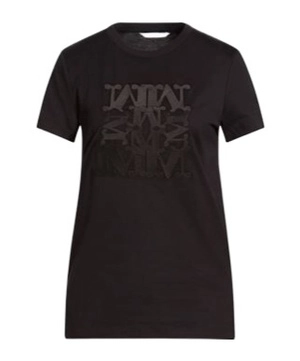 Max Mara Crew-neck Short-sleeve T-shirt - Black