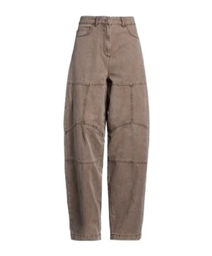MAXCO. High-waisted Cargo Casual Trousers - Gray